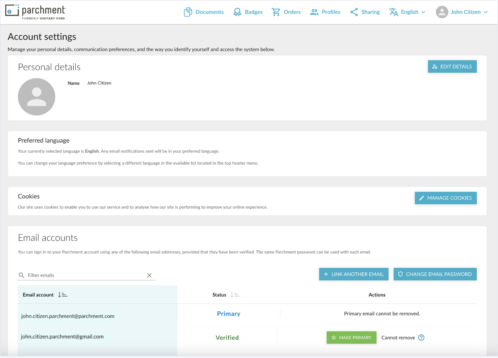 Support FAQ - Parchment